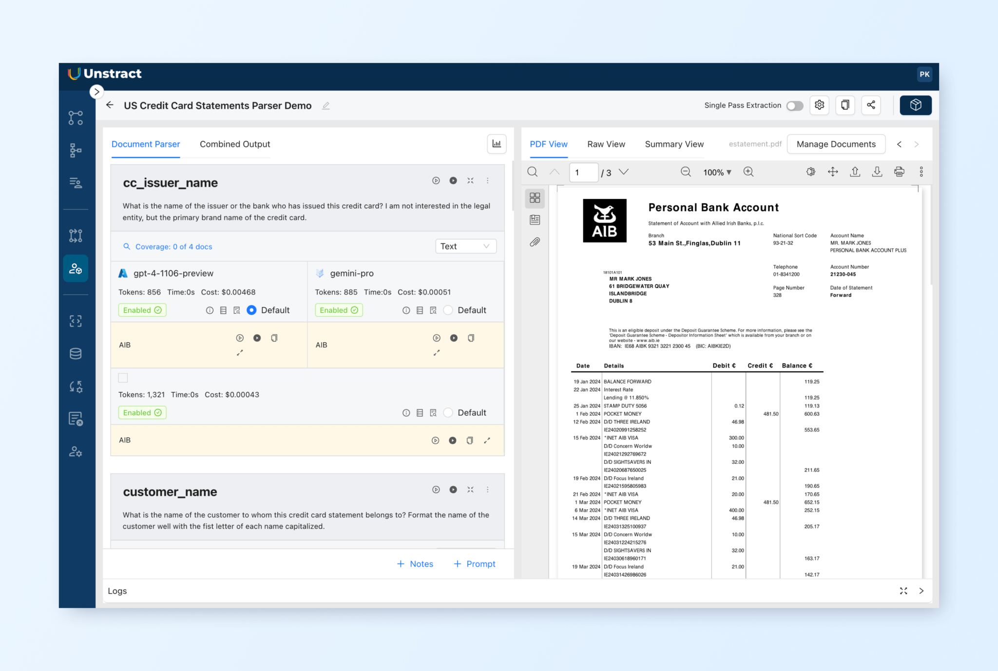 Extract Data from Fillable PDF Forms | PDF Forms Processing
