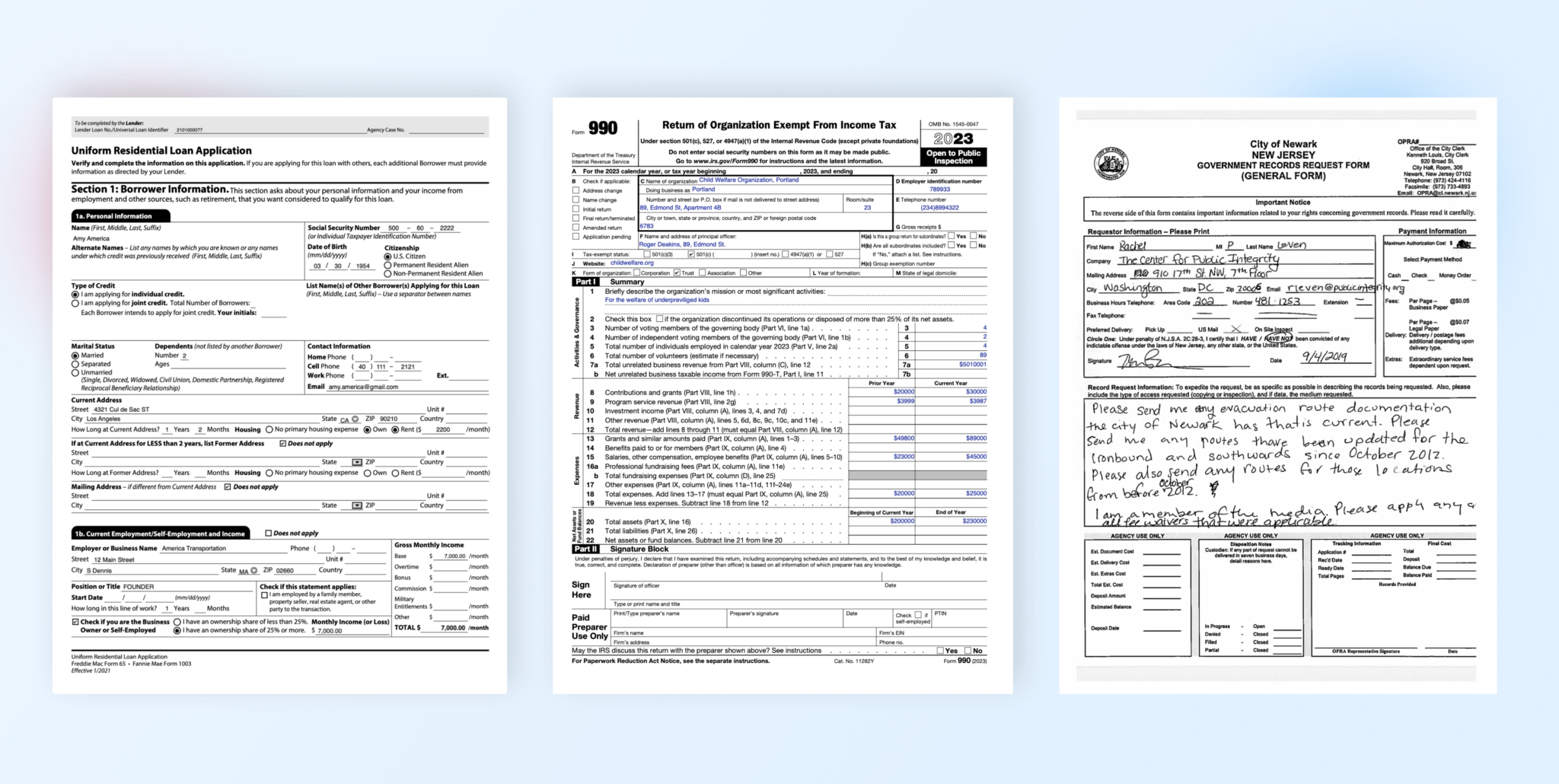 Extract Data from Fillable PDF Forms | PDF Forms Processing