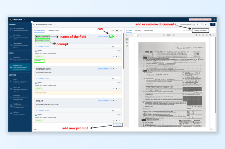 Handwriting OCR | Extract Text from Handwritten PDF From
