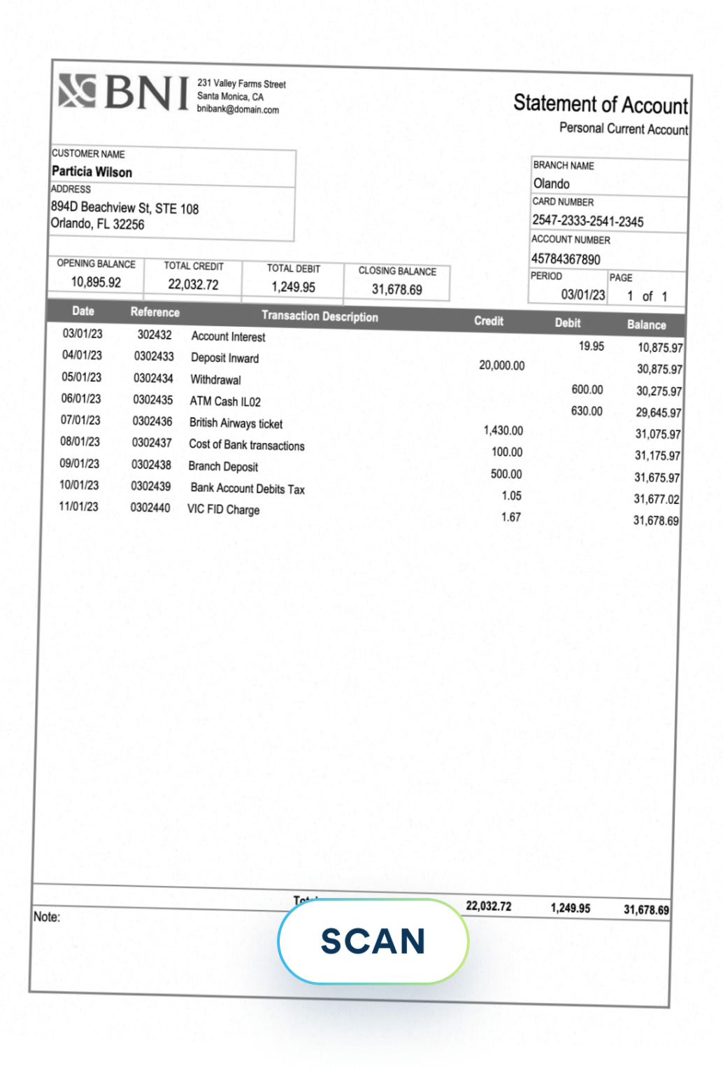 Bank Statement OCR API | Bank Statement Extraction Software