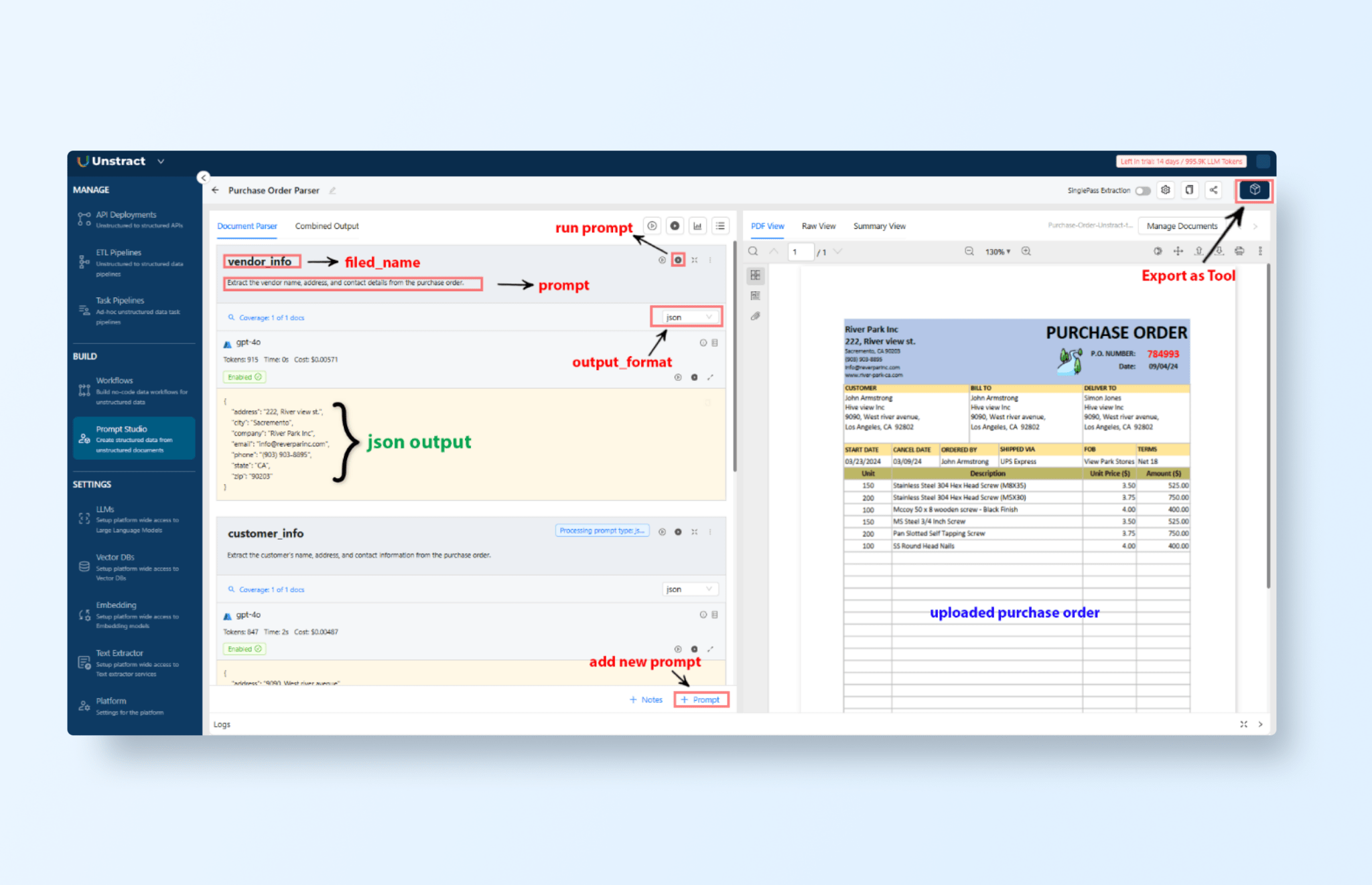 Purchase Order OCR | Extract Data from Purchase Order