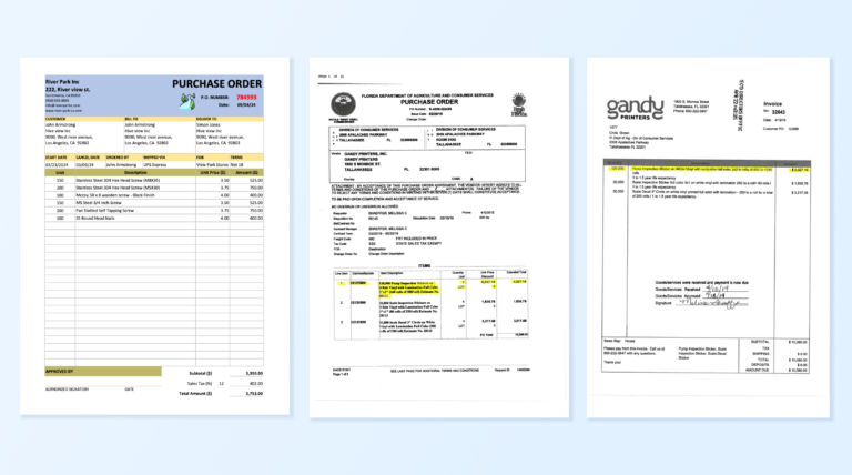 Purchase Order OCR | Extract Data from Purchase Order