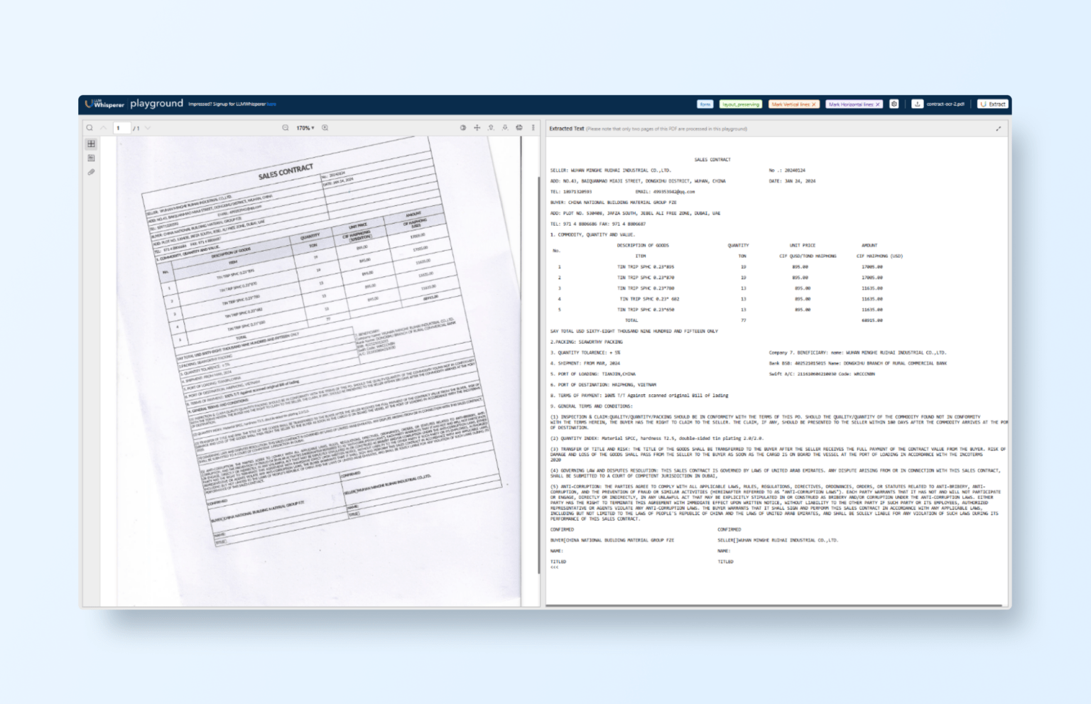 Contract OCR | Automated Contract Data Extraction