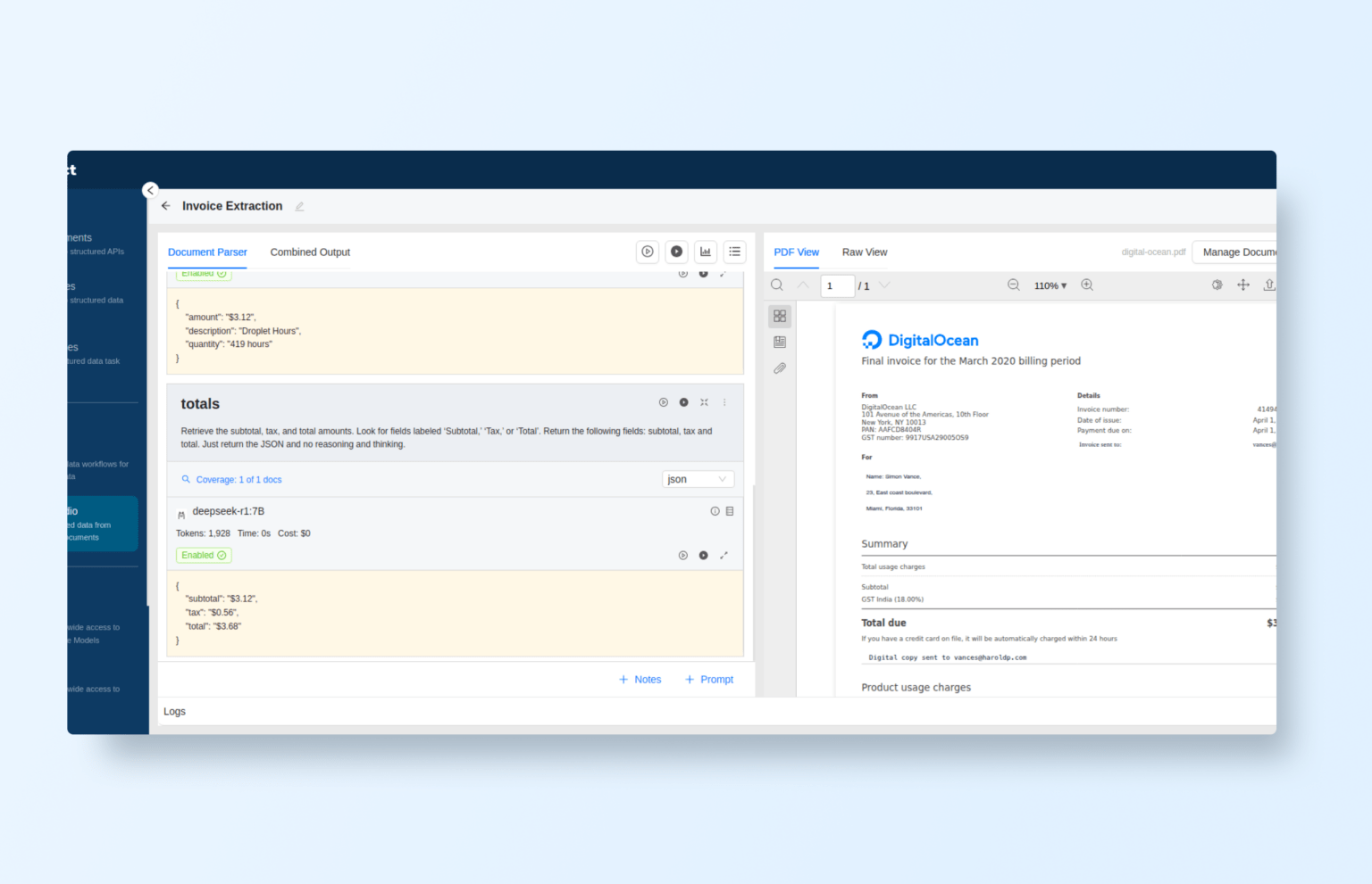 Open-Source Document Extraction: Unstract, DeepSeek & PostgreSQL