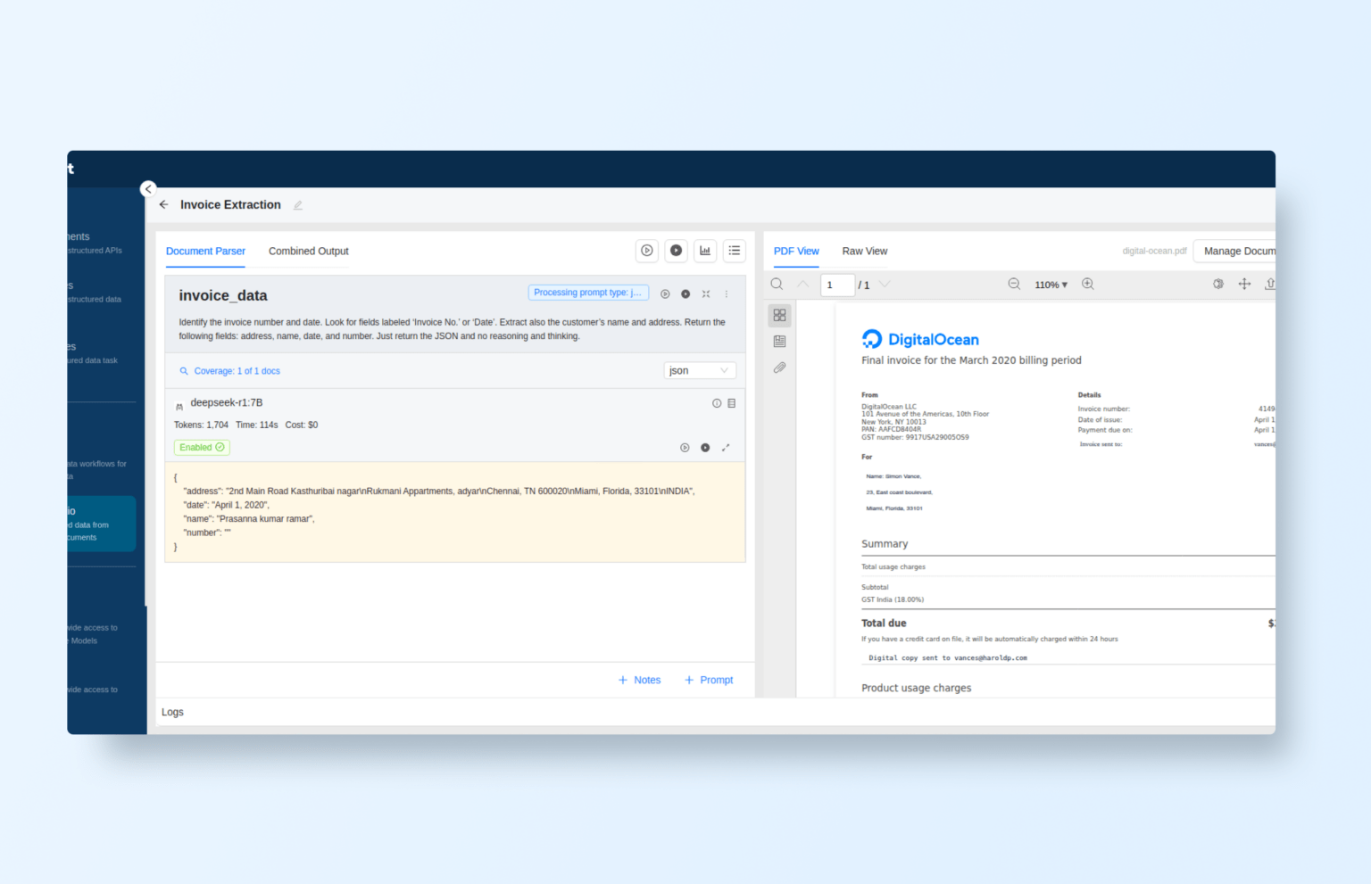 Open-Source Document Extraction: Unstract, DeepSeek & PostgreSQL