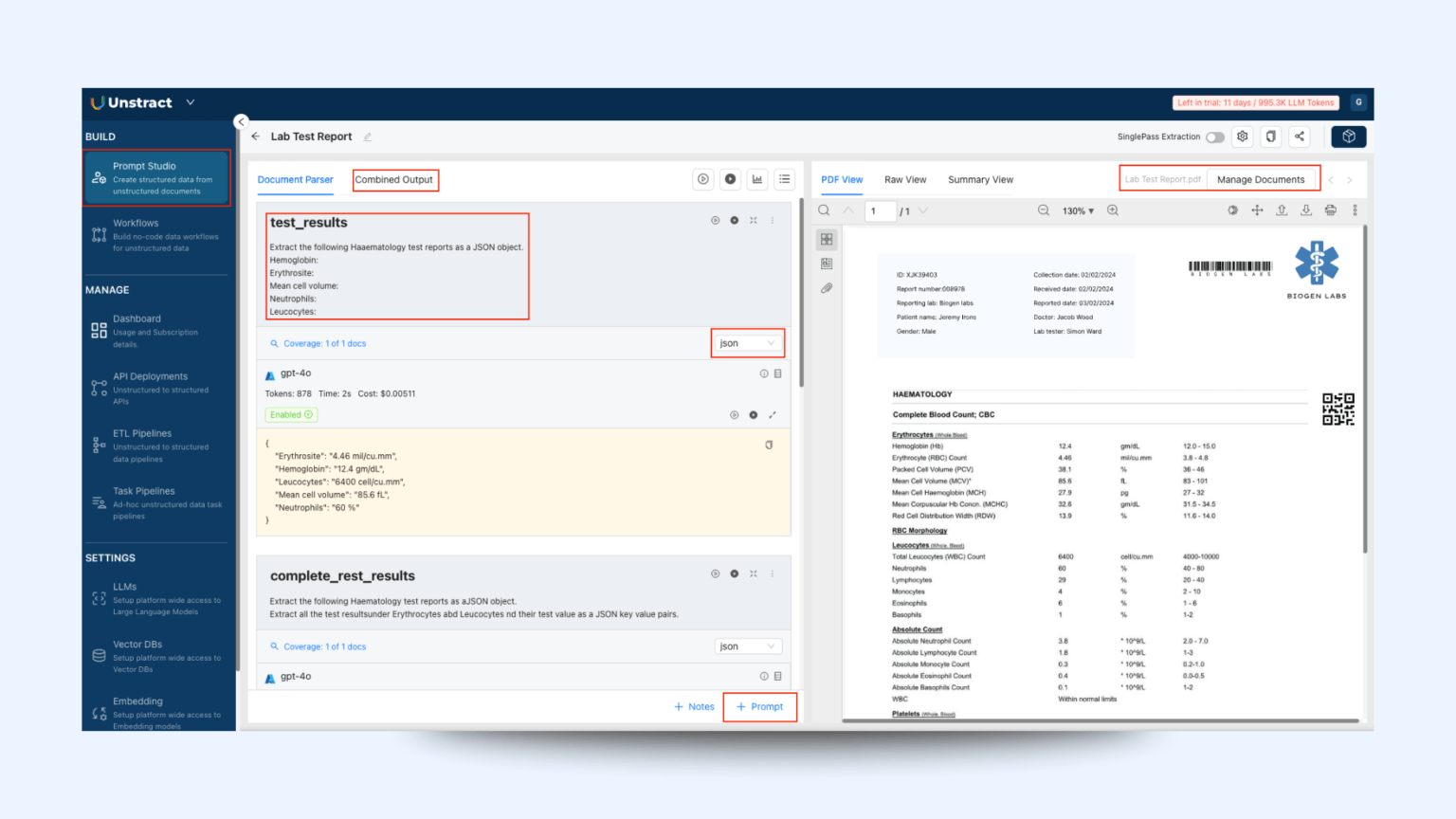 A Guide to Extracting Data From Healthcare Documents with Unstract