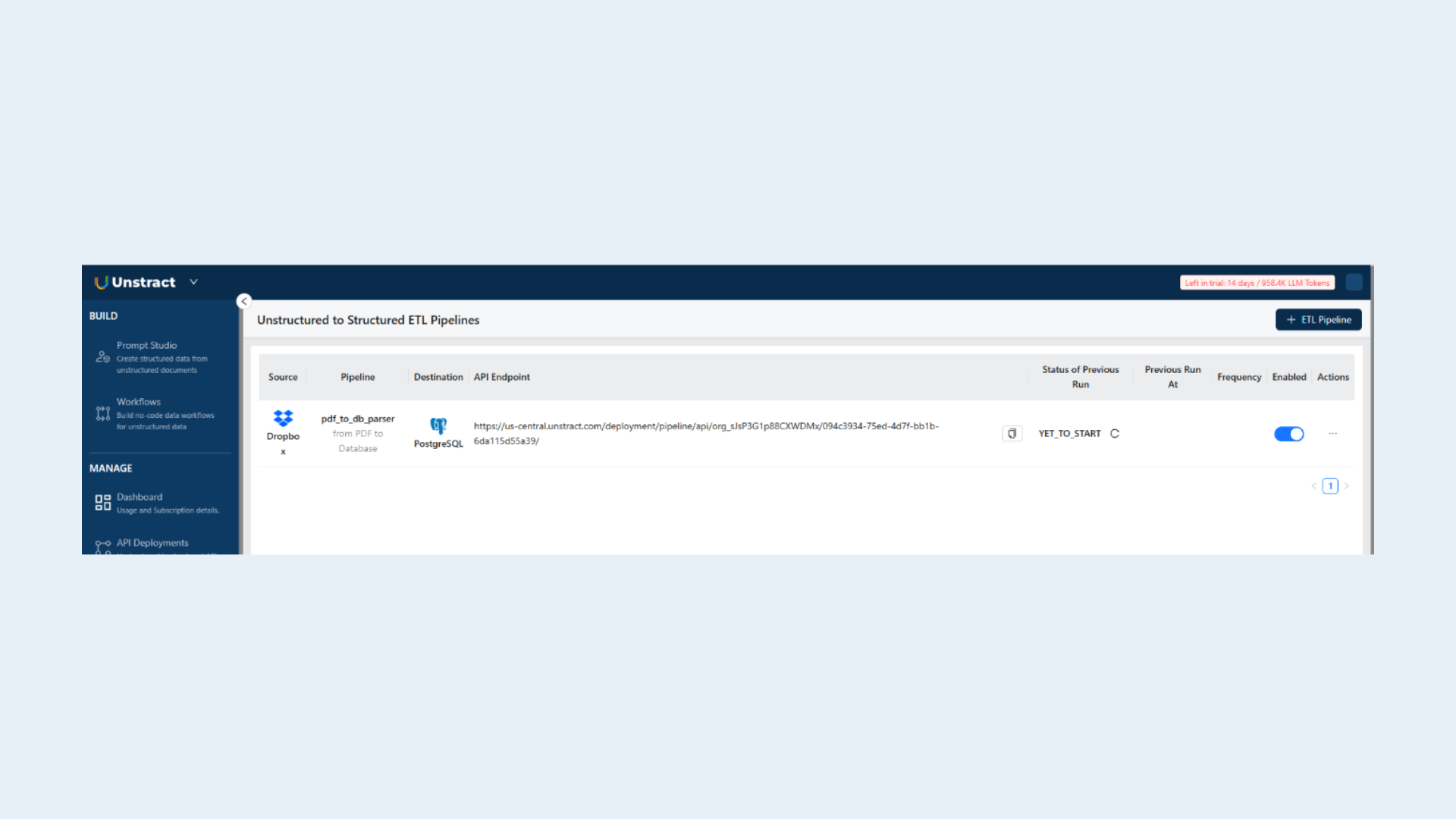 How to Extract Data from PDF to Database (Postgres)