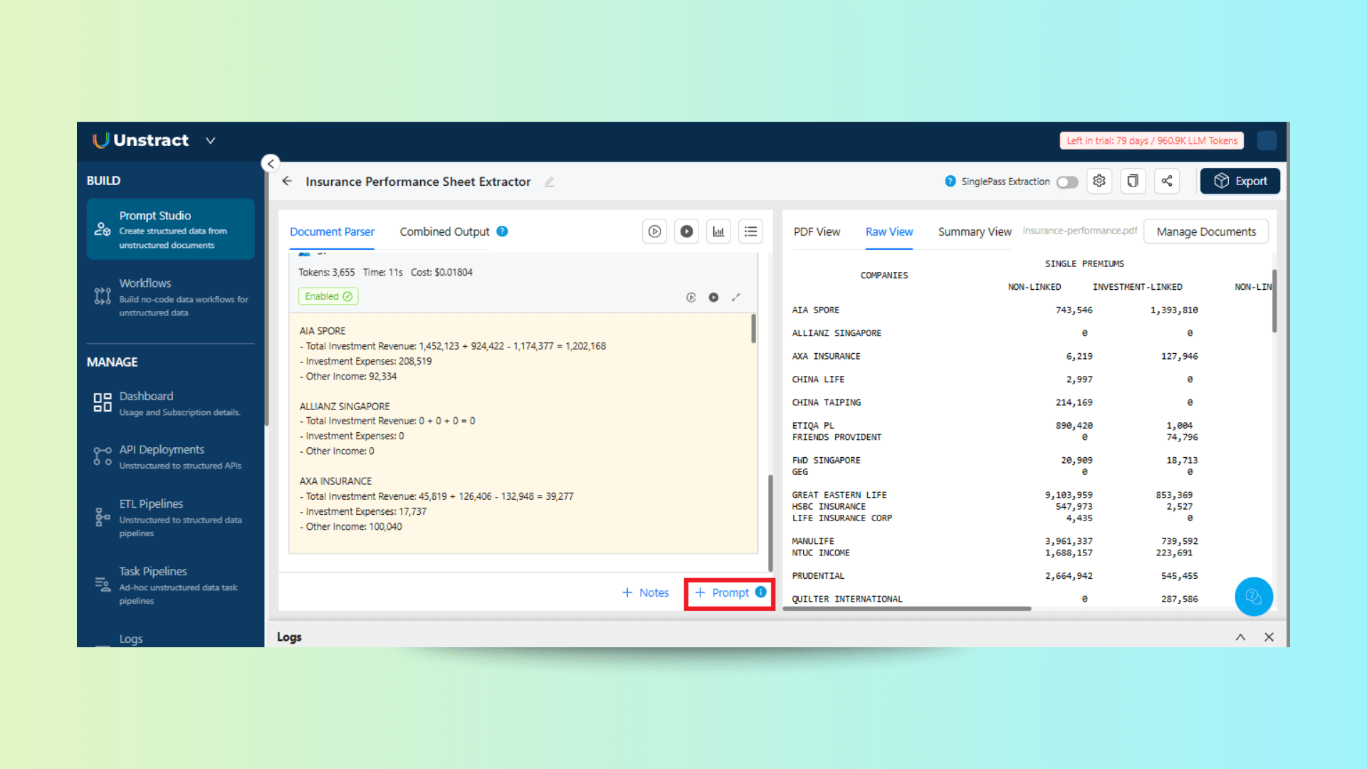 Extract Data from Excel Documents with AI