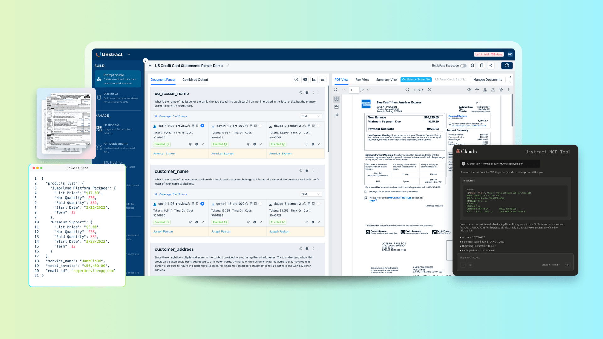 Scraping Data from PDF | Unstract PDF Scraper